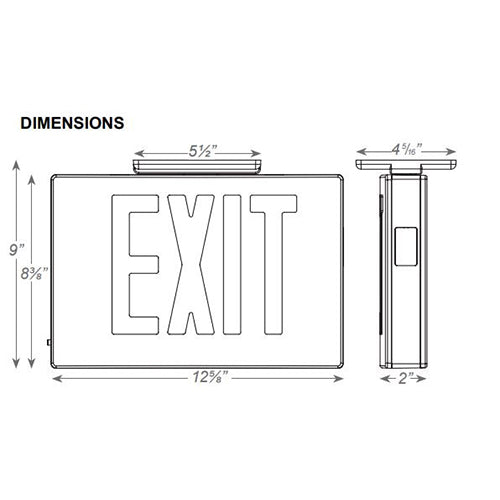 Advantage Environmental Lighting X17BAA - BAA Compliant Die-Cast Alumi
