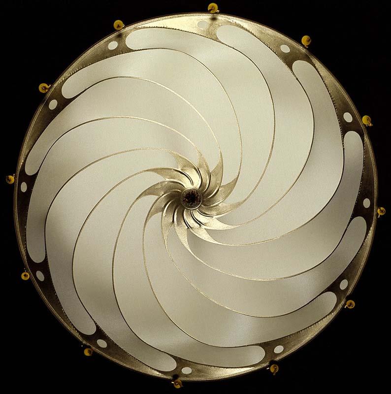 Fortuny 050-SA-3 Small Scudo Saraceno Plain Silk Suspended - 19-3/4 ...